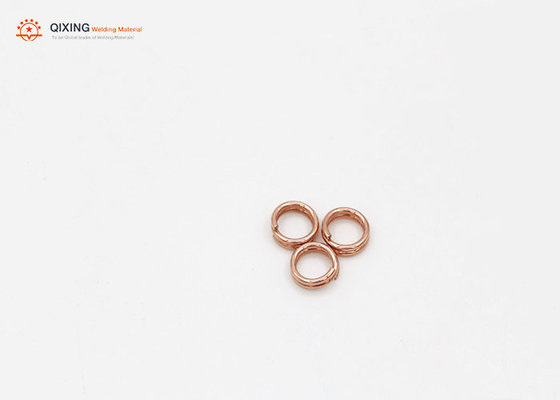 Customized Size Silver Brazing Alloy , High Strength Copper Solder Ring