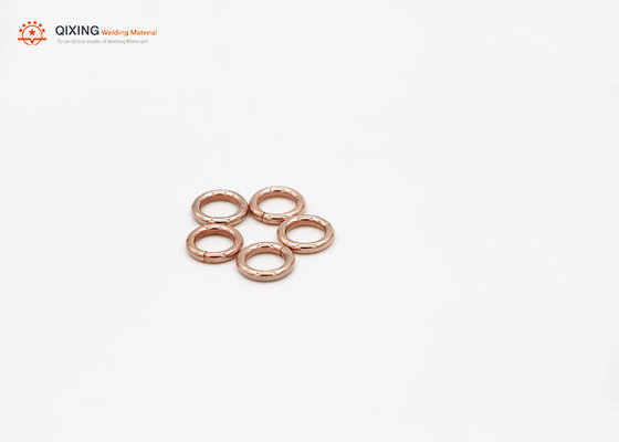 Copper / Silver Brazing Rings Wire Tolerance 0.03 Mm SGS / ROHS Approval
