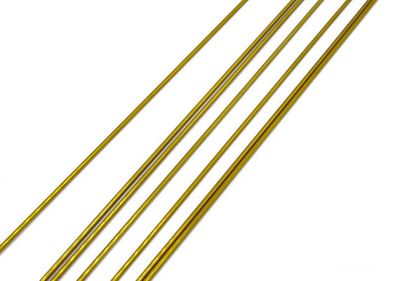 300mm Hs221 Round Bar 2.5mm Brass Brazing Rod