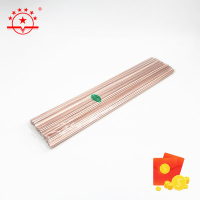 BCu92P 2.0*500mm Copper Brazing Rod For Welding