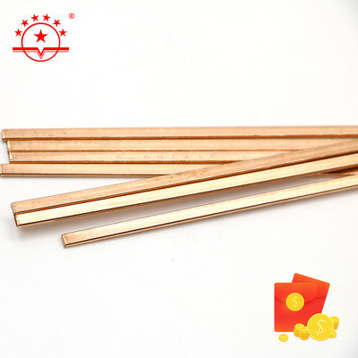 BCu92P 2.0*500mm Copper Brazing Rod For Welding