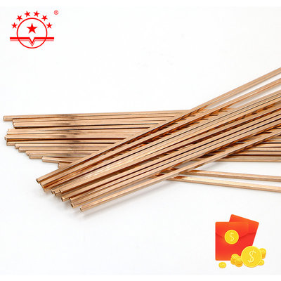 2.0x500mm Low Phos Copper Brazing Alloy Bcup 2