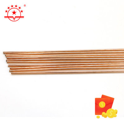 2.0x500mm Round 0 Silver Copper Brazing Rod For Refrigerating System