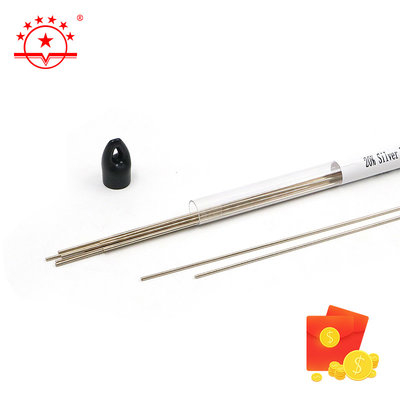 400mm 500mm Silver Solder Brazing Rods For Copper Alloy