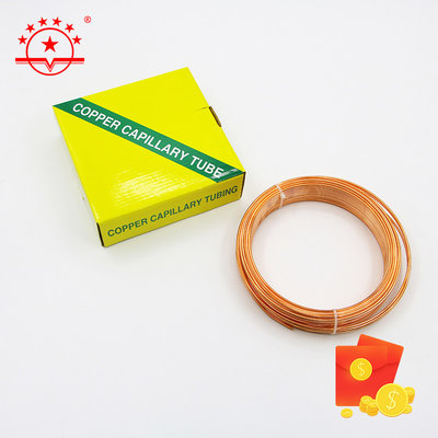 ASTM B280 Standard 15m 0.2mm Copper Capillary Tube