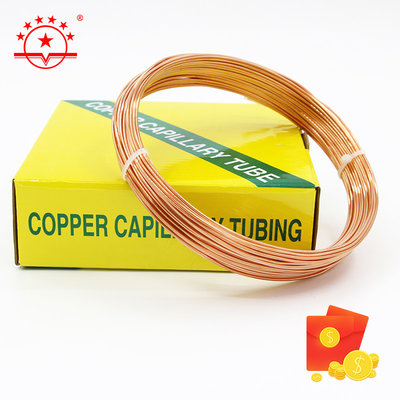 10m Seamless Soft Temper Copper Capillary Tube