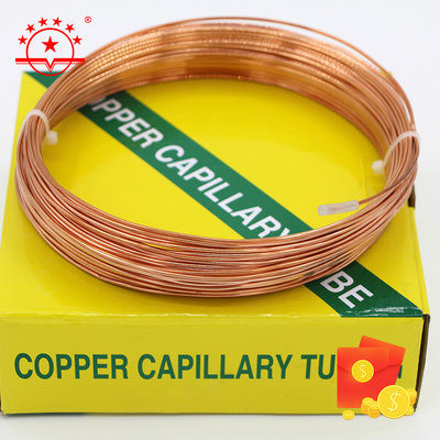 ASTM B280 Standard 15m 0.2mm Copper Capillary Tube