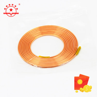 35m Refrigeration Heat Exchanger 4mm Copper Capillary Tube
