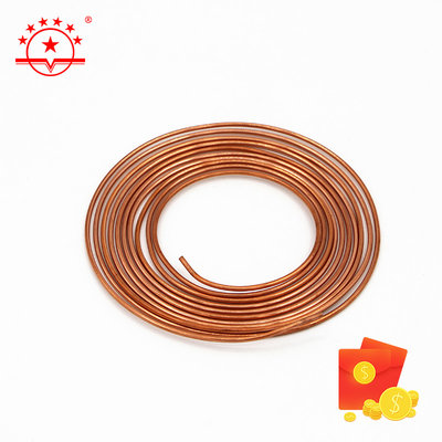 ASTM B280 Standard 15m 0.2mm Copper Capillary Tube