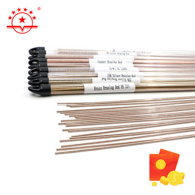 2.0x500mm Round 0 Silver Copper Brazing Rod For Refrigerating System