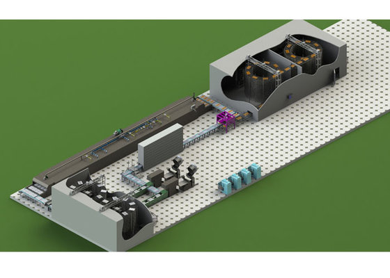 Stable Running Automatic Bread Production Line With Electric , Gas , Diesel