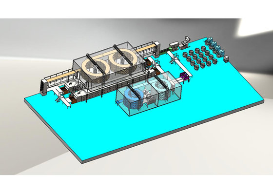 Automatic Bakery Production Line With Heat Exchanger CE Certification