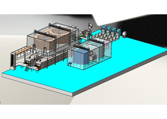 Automatic Bakery Production Line Easy Maintenance With 3600pcs/H Output
