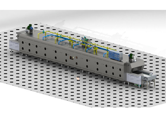 Bread Gas Tunnel Oven / Customized Capacity Bread Production Line
