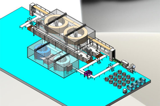 Full Set Automatic Baguette Production Line High Capacity French Bread Machine