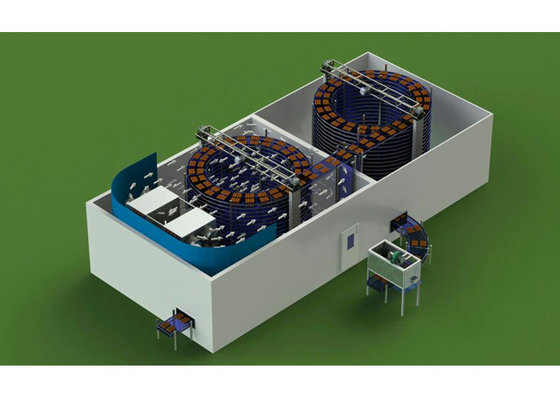 High Performance French Bread Machine Spiral Cooing Tower For Bakery Shop