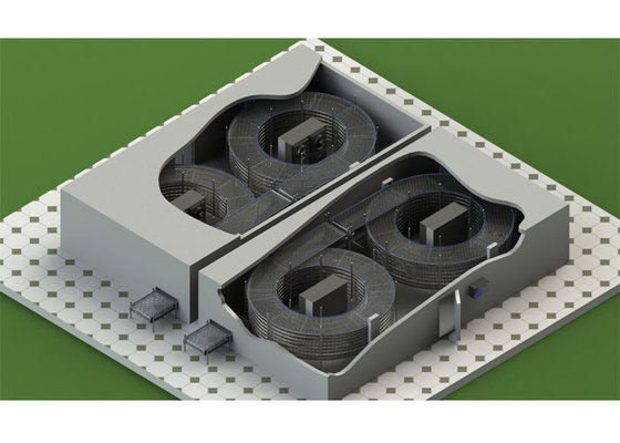 High Capacity 	Spiral Cooling Conveyor Commercial Bread Cooling Tower Closed Circuit