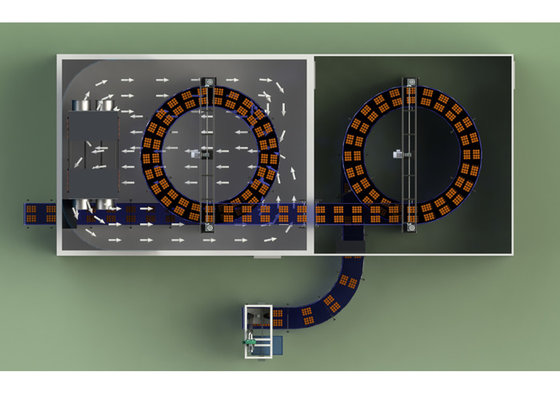 Spiral Food Cooling Conveyor Snack Processing Cooler Production Line