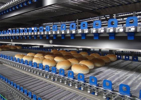 High Automation Bread Cooling Conveyor Toast / Bread / Biscuit / Cake Cooler