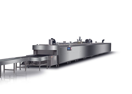 High Efficiency Bakery Tunnel Oven , Two Trays Biscuit Tunnel Steam Oven
