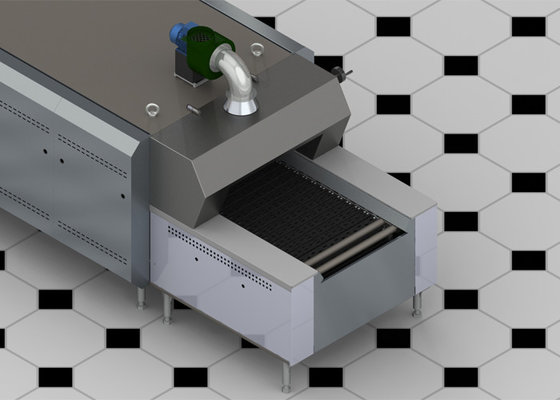 Easy Operation Industrial Tunnel Ovens Bakery Gas Tunnel Oven For Bread Baking