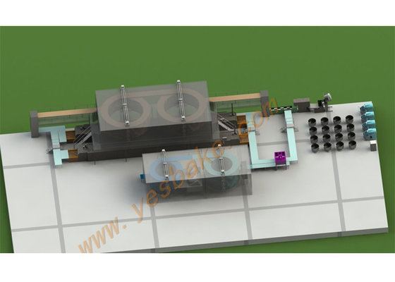 Bakery Line Automatic Hamburger Production Line , Bread Machine