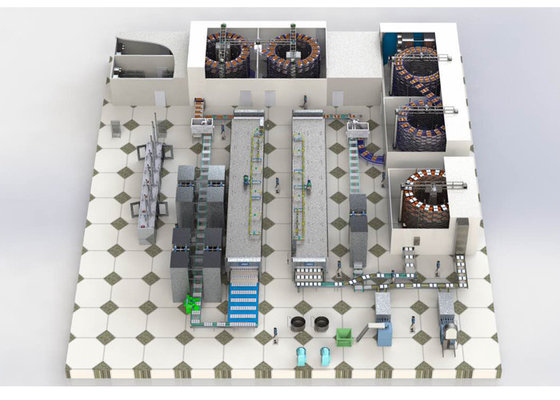 Multi-Functional Bread Toast Slicer Cake Production Line / Toast Processing Machine