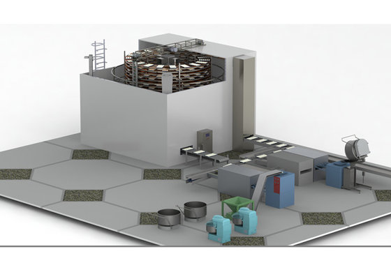 Multi-Functional Bread Toast Slicer Cake Production Line / Toast Processing Machine