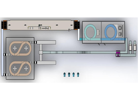 Full Automatic Hamburger Bread Processing Machine Production Line