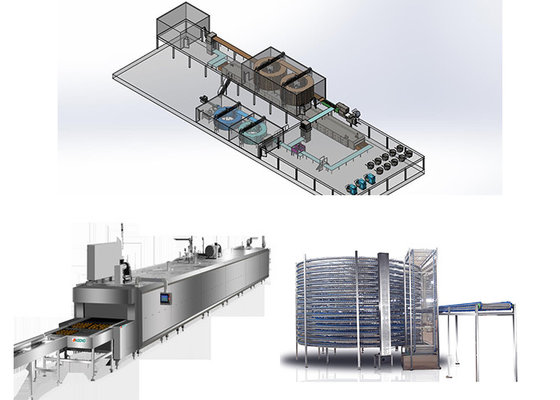 Baguette Making Machine Product Line / French Bread Production Line