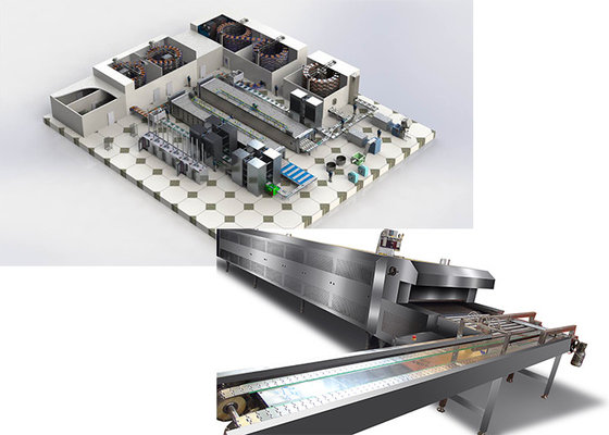 Automatic Bread And Hamburger Making Production Line / Bread Making Machine