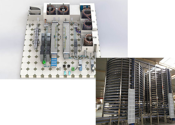 Bread Making Line / Toast Processing Machine / Toast Making Line