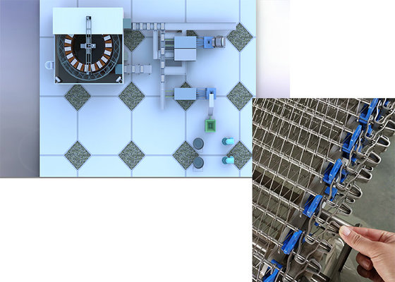 Automatic Baguette Production Line / Industrial Bakery Equipment New Condition