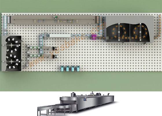 Automatic Bread And Hamburger Production Line / Toast Making Machine