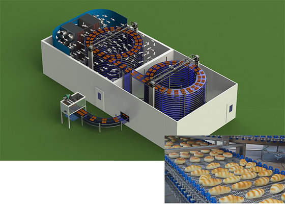 Bakery Equipment , Automatic Industrial Hamburger Bread Production Line Commercial Bakery Equipment