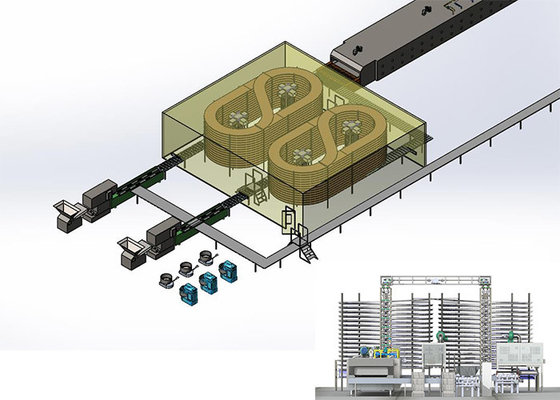 High Speed Full Bakery Equipment Loaf Bread Toast Production Line