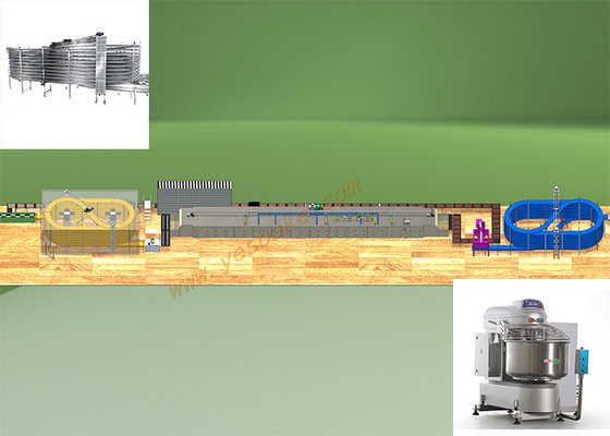 Stainless Steel Automatic Bread Equipment / Toast Bread Production Line