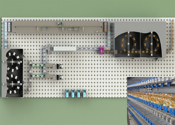 Industrial Electric Automatic Toast Bread Production Line / Bakery Equipment