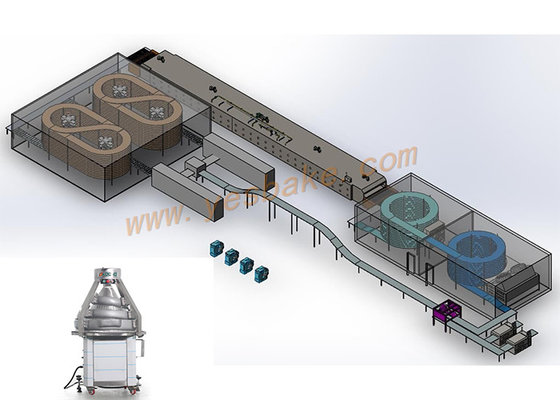 Automatic Filling French Soft Toast Bread Production Line / French Bread Making Line