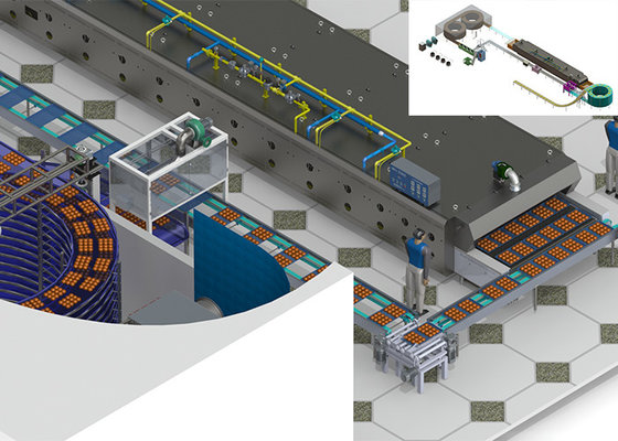 Industrial Baguette Production Line / French Bread Machine Stainless Steel Materials