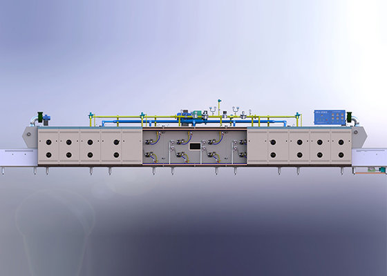 Electric Baking Machine Line Tunnel Oven With Steel Strip For Bakery