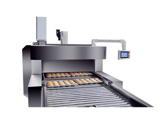 Commercial Tunnel Stainless Steel Conveyor Hamburger Oven / Bread Making Machine