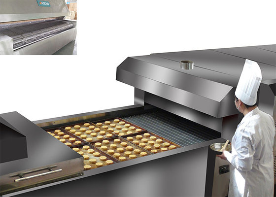 Commercial Tunnel Stainless Steel Conveyor Hamburger Oven / Bread Making Machine