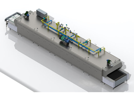 Multi-Used Industrial Tunnel Oven For Cake / Hamburger Production Line