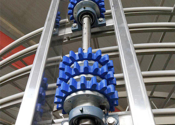 Cooling Spiral Screw Conveyor For Food Bakery / Commercial Bread Cooler
