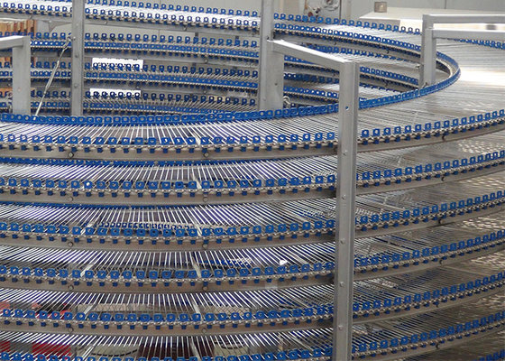 Commercial Food Spiral Cooling Conveyor For Bread Bakery Line Machine