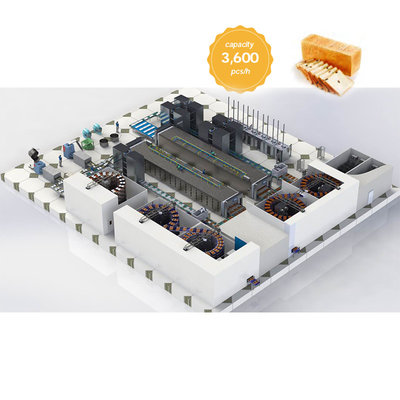 Toast & Loaf 3600pcs / H Bread Production Line