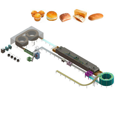 Multifunctional Bakery Equipment 200PCS / Min Bread Production Line