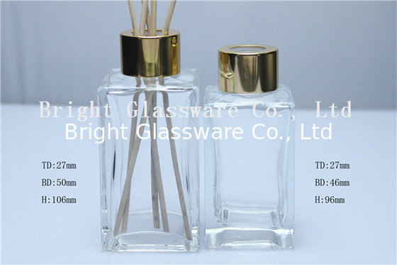 Custom Made Glass Perfume Bottle With Knob Lid