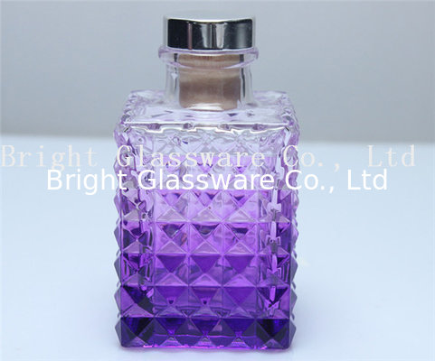 luxury design empty reed aroma diffuser glass bottle